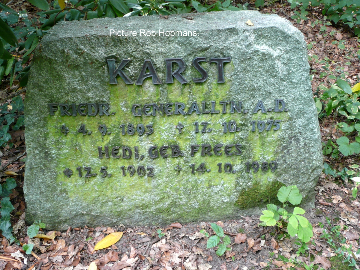 Karst, Friedrich - WW2 Gravestone