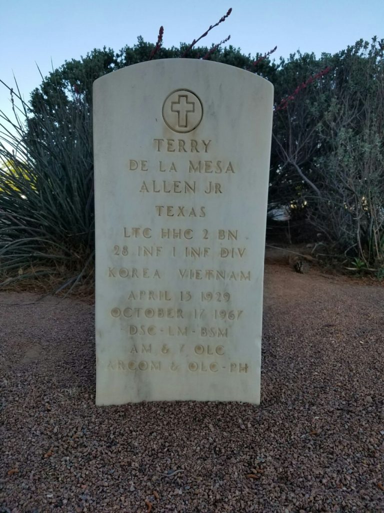 Allen, Terry de la Mesa Sr, “Terrible Terry”. | WW2 Gravestone