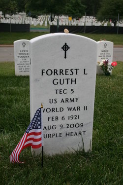 Guth, Forrest Leroy “Goody”. | WW2 Gravestone