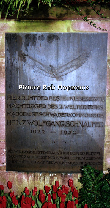 Schnaufer, Heinz-Wolfgang, “The Night Ghost of St Trond”. | WW2 Gravestone