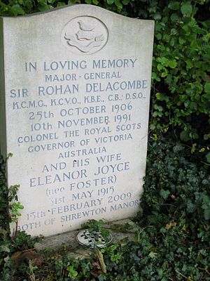 Delacombe, Sir Rohan, “Jumbo”. | WW2 Gravestone