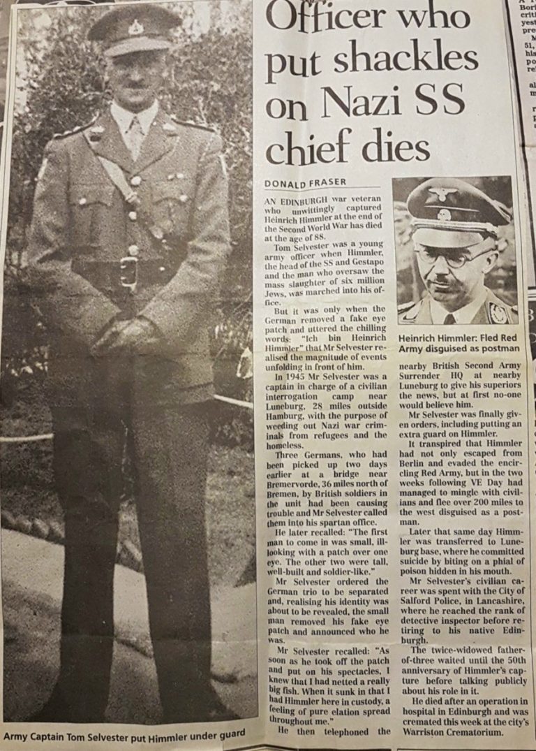 Himmler commits suicide on 23-05-1945, age 44. | WW2 Gravestone