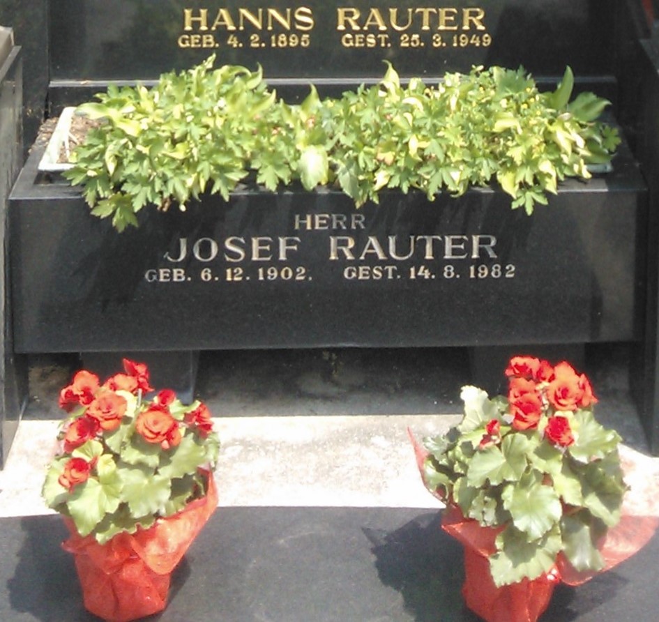 Rauter, Hanns Albin. - WW2 Gravestone