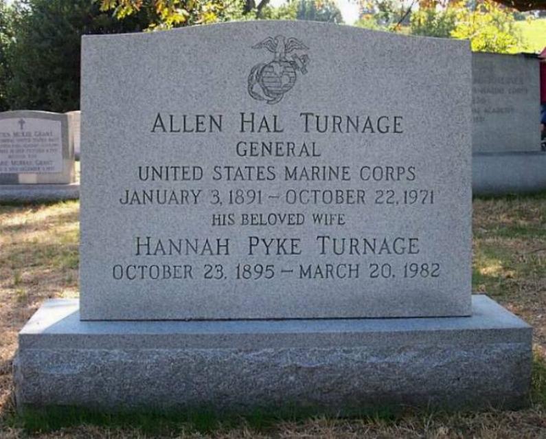 Turnage, Allen Hal. | WW2 Gravestone