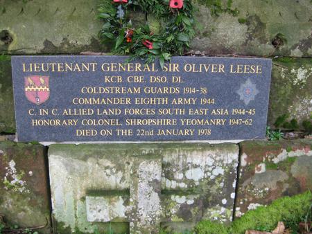 Leese, Sir Oliver William Hargreaves. | WW2 Gravestone