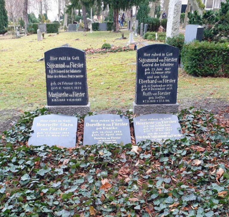 Förster, Sigismund Hans Eberhard, von. | WW2 Gravestone