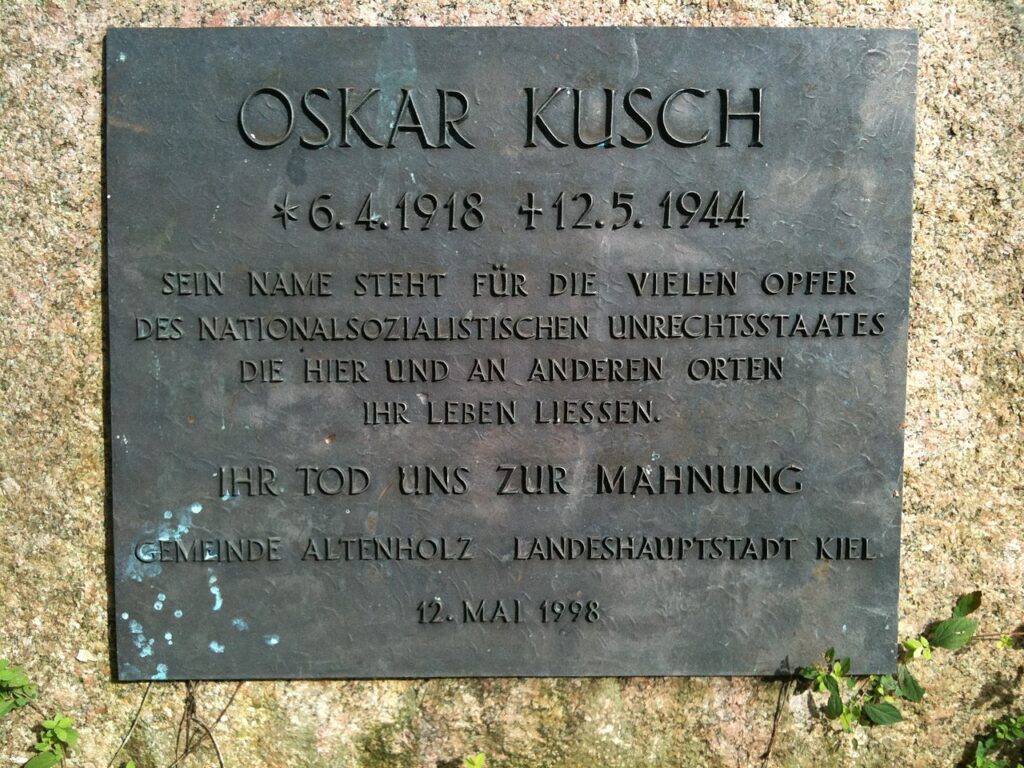 Kusch, Oskar-Heinz August Wilhelm. | WW2 Gravestone