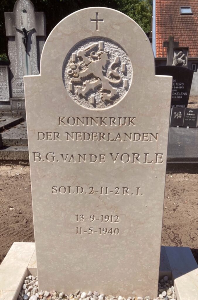 Vorle, Bernardus Gerardus van de. | WW2 Gravestone