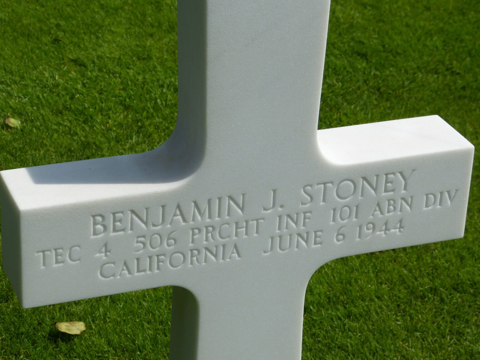 Stoney, Benjamin Joseph Arthur “Buddy”. | WW2 Gravestone