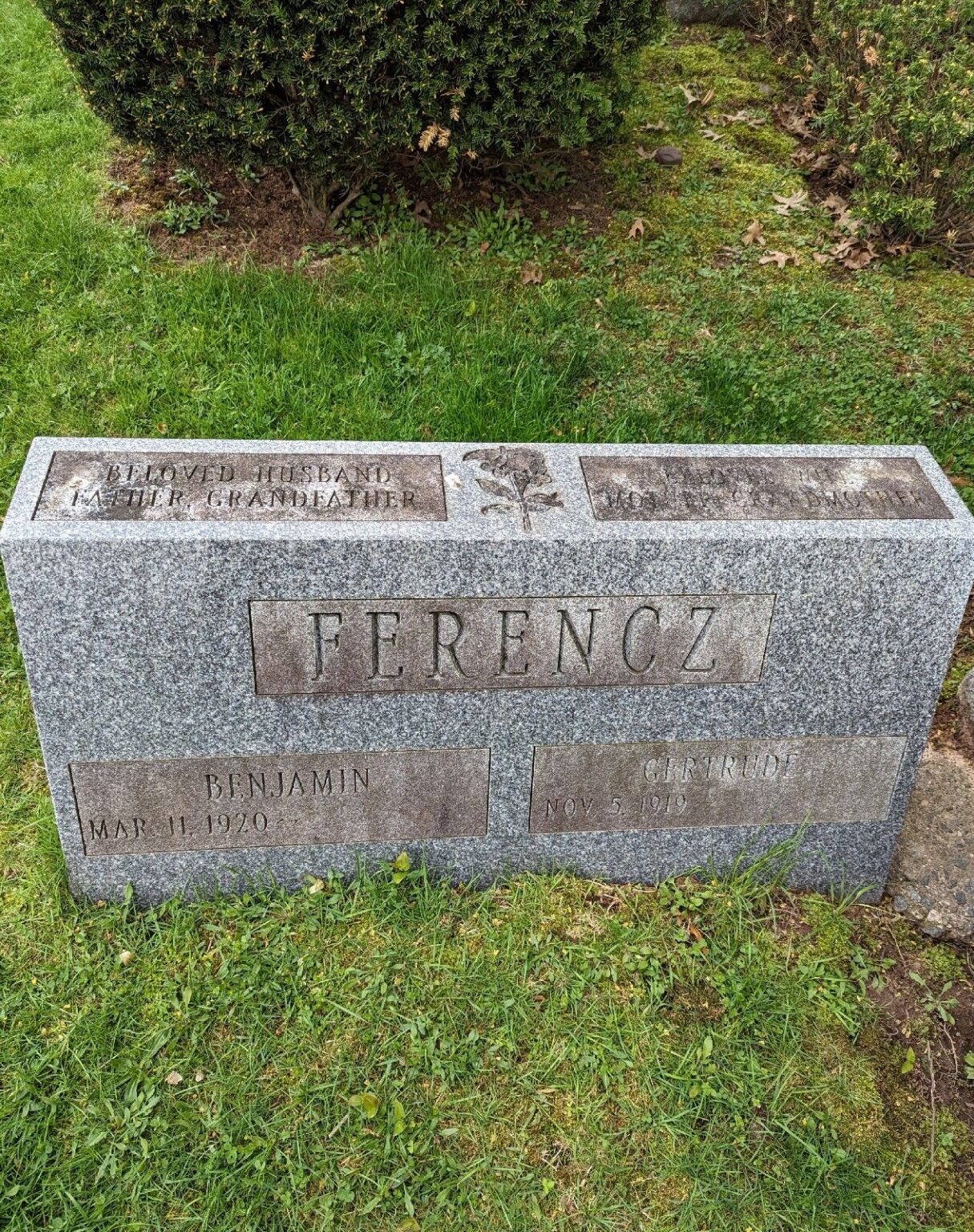 Ferencz, Benjamin Berell “Ben”. | WW2 Gravestone