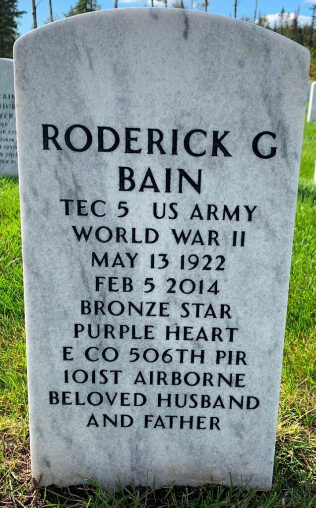 Bain, Roderick George “Rod”. | WW2 Gravestone