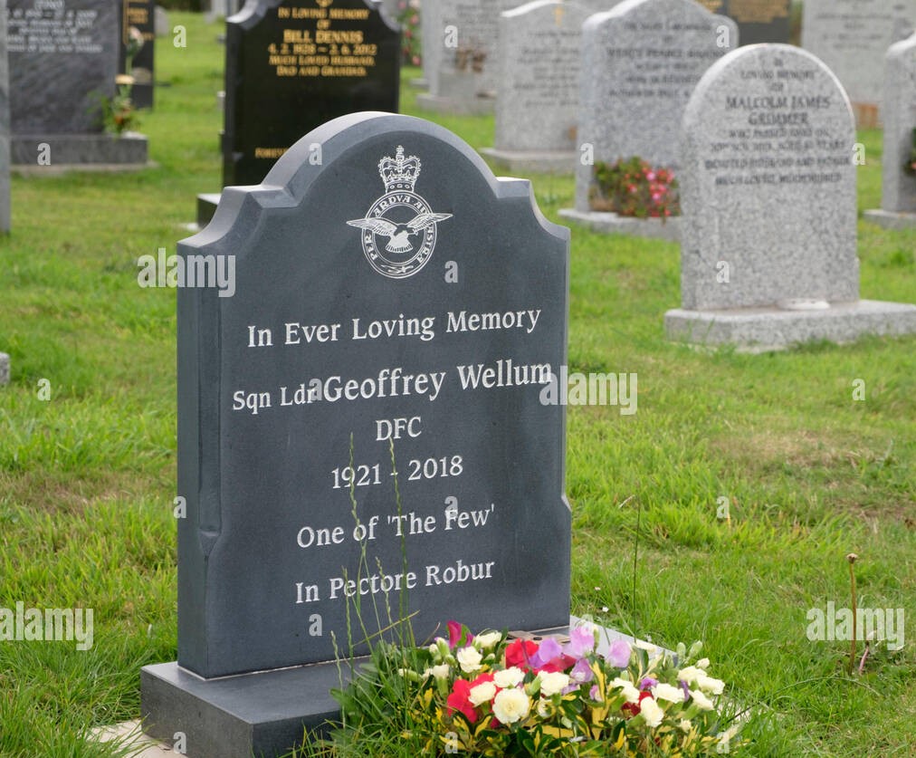 Wellum, Geoffrey Harris Augustus. | WW2 Gravestone