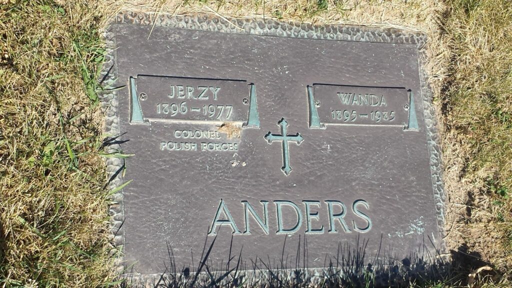 Anders, Jerzy Edward. | WW2 Gravestone