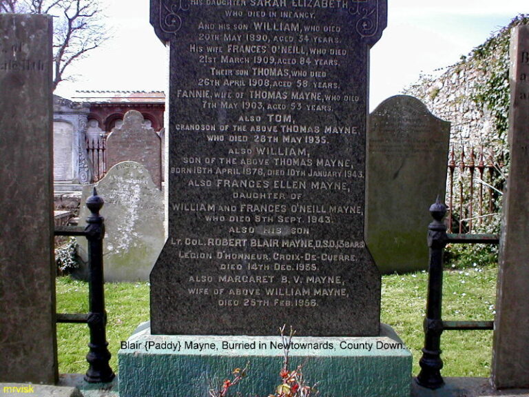Mayne, Robert Blair, “Paddy”. | WW2 Gravestone