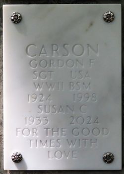 Carson Gordon Floyd ”Gordy”. | WW2 Gravestone